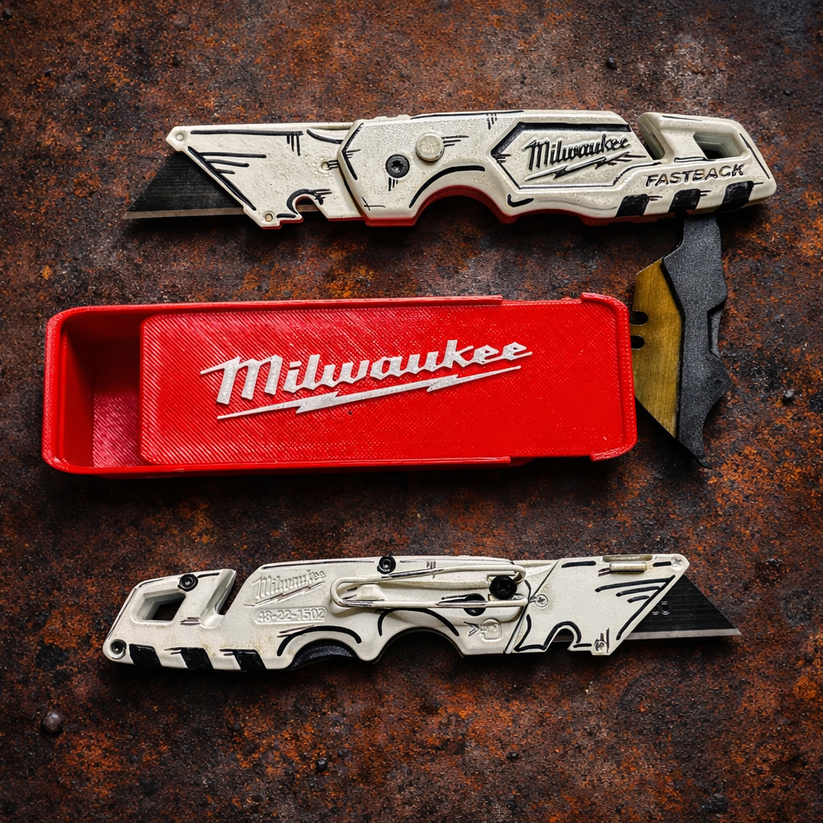 Powder Coated Custom Knives Folding Utility Knife – EZ Home Merch